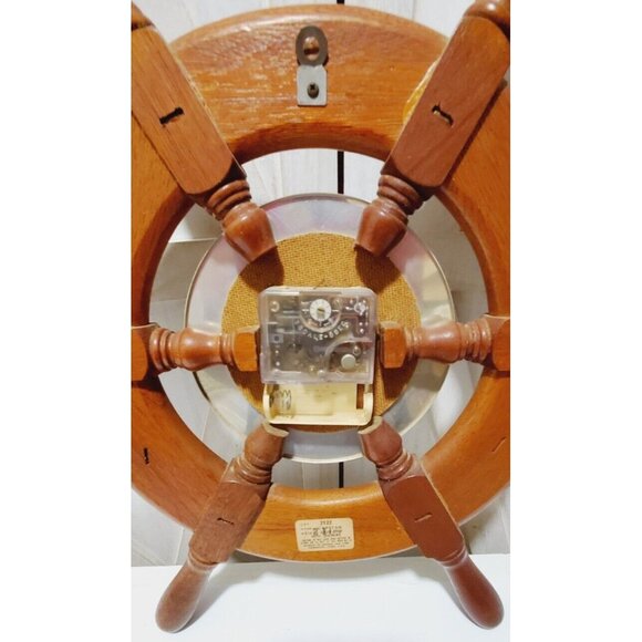 Seth Thomas | Wall Decor | Vtg Seth Thomas Hyannis Ships Wheel Wall ...